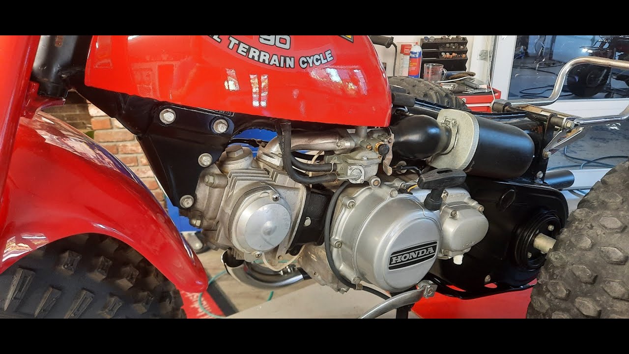 Honda ATC90 Restoration Part 2 - YouTube