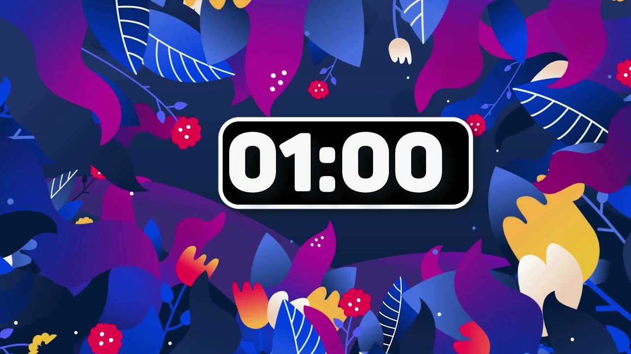 🏫 1 Minute Kids Countdown: Perfect for Kindergarten Fun! 🎉 | Quick and ...