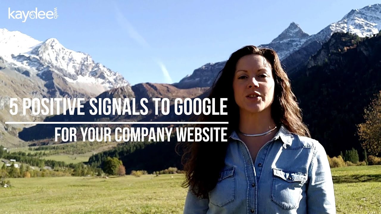 5 positive signals to Google - YouTube