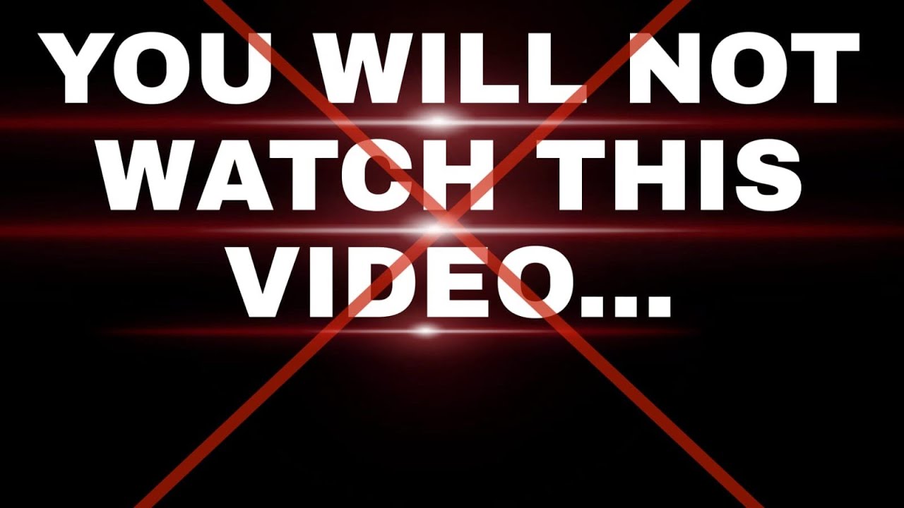 YOU CANNOT WATCH THIS VIDEO :'( - YouTube