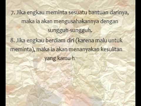 12 ciri sahabat sejati menurut imam al-ghazali - YouTube