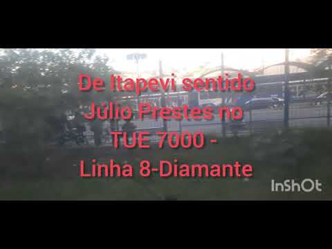 Linha 8-Diamante - De Itapevi à Júlio Prestes no trem série 7000 parte ...