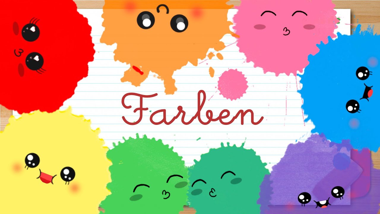 COLORES en ALEMÁN para niños - Vídeos educativos para niños - YouTube