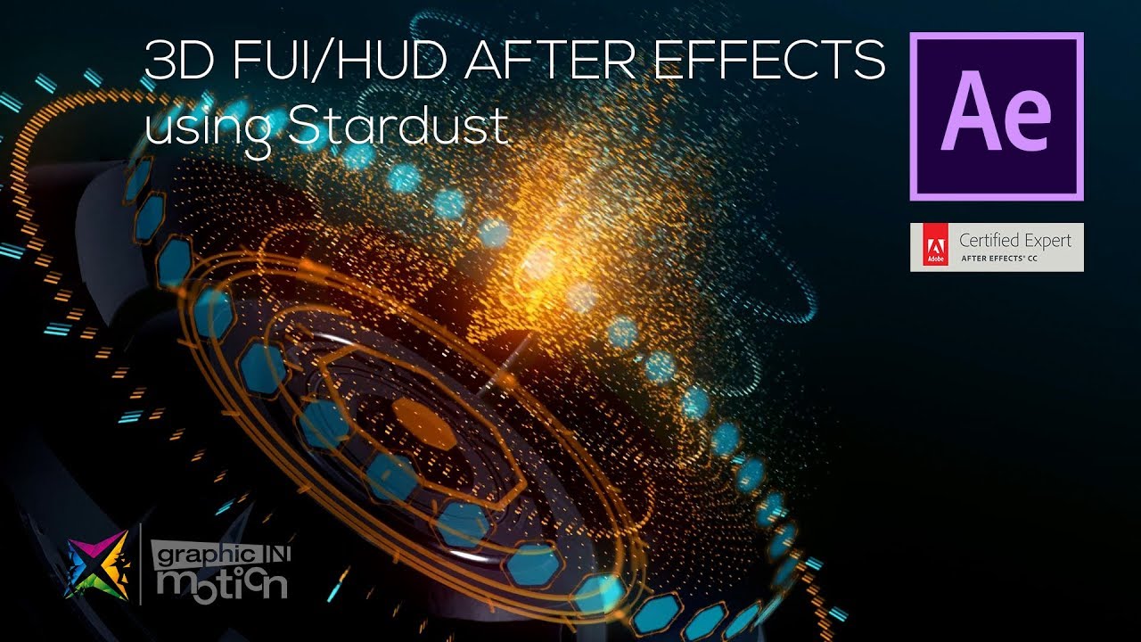Stardust 3d Fui After Effects Tutorial Youtube