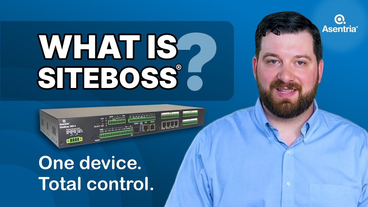Asentria's SiteBoss® Site Controller: SiteBoss® 101 - YouTube