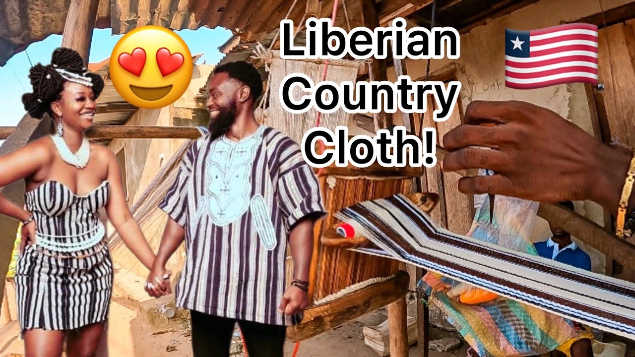 Making Liberian country cloth from scratch||Liberian fashion||Liberia ...