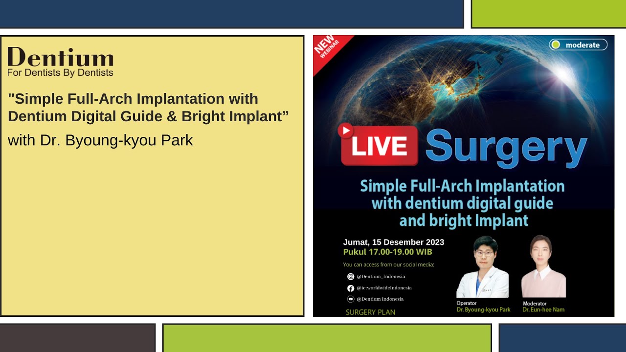 Live Surgery "Simple Full-Arch Implantation with Dentium Digital Guide ...