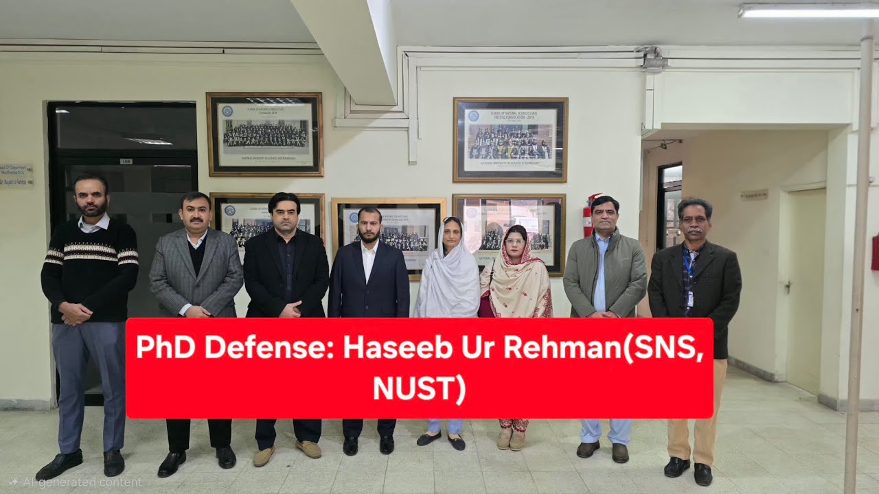 Haseeb Ur Rehman | PhD Defense Presentation| Congratulations! - YouTube