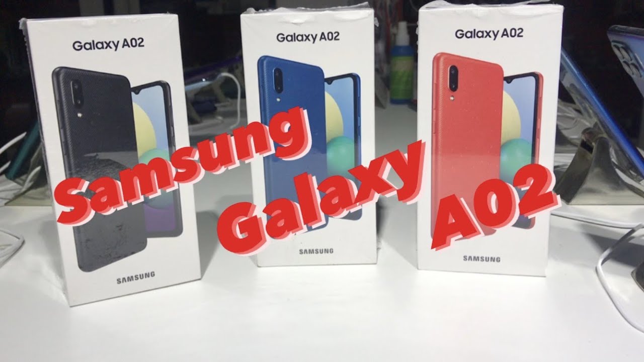 Samsung Galaxy A02 Unboxing & First Look All Colors 😍😍 - YouTube