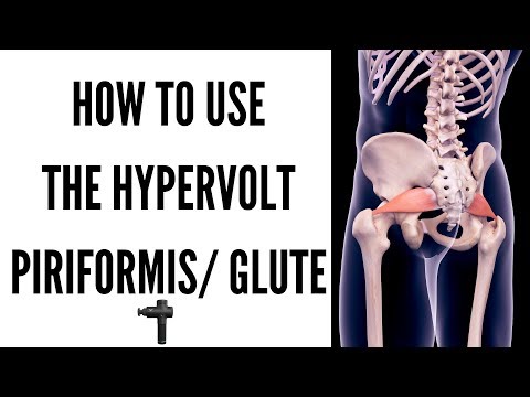 How to use massage gun Piriformis and Glute - Hypervolt Techniques