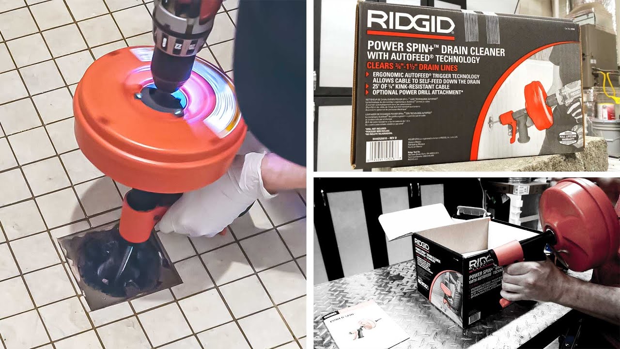 Ridgid Power Spin Auger - YouTube