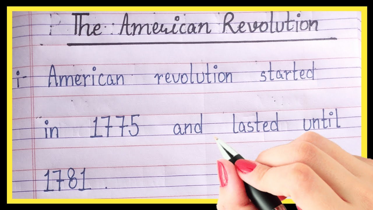 What are the American revolution/Essay on American revolution/short ...