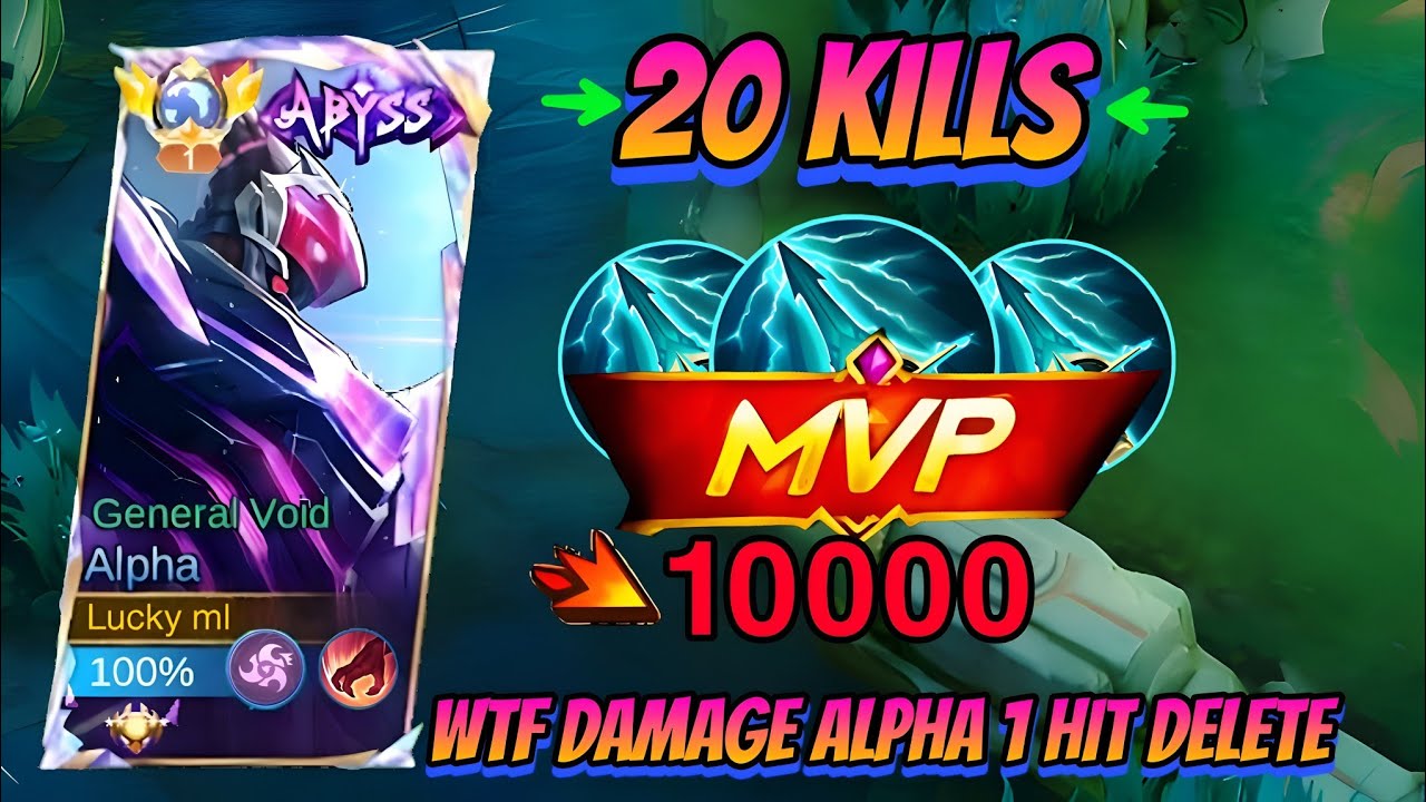 FINALLY NEW BEST 1 SHOT BUILD FOR JUNGLE ALPHA ! 100% BROKEN ! mobile ...