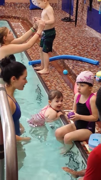 Sophies First Swim Lesson Part 3 Youtube