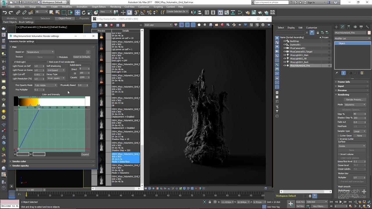 0904 V ray Volumetric Grid - YouTube