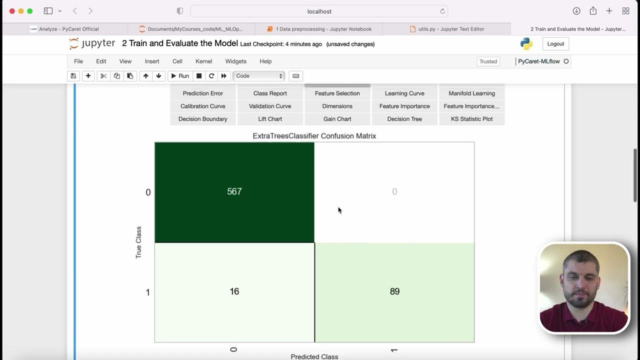 Pycaret model train and evaluation - YouTube