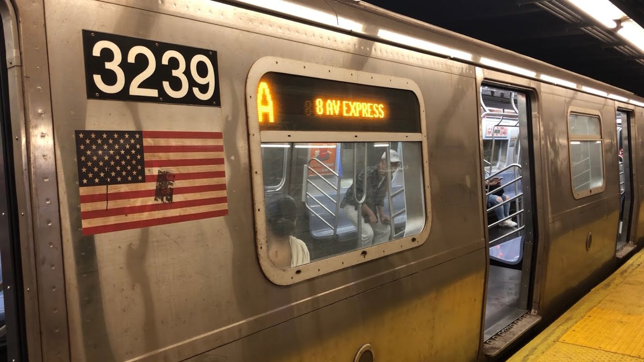 MTA: Bombardier R179 (A) Trains Doubled At 175th Street Station: (09/15 ...