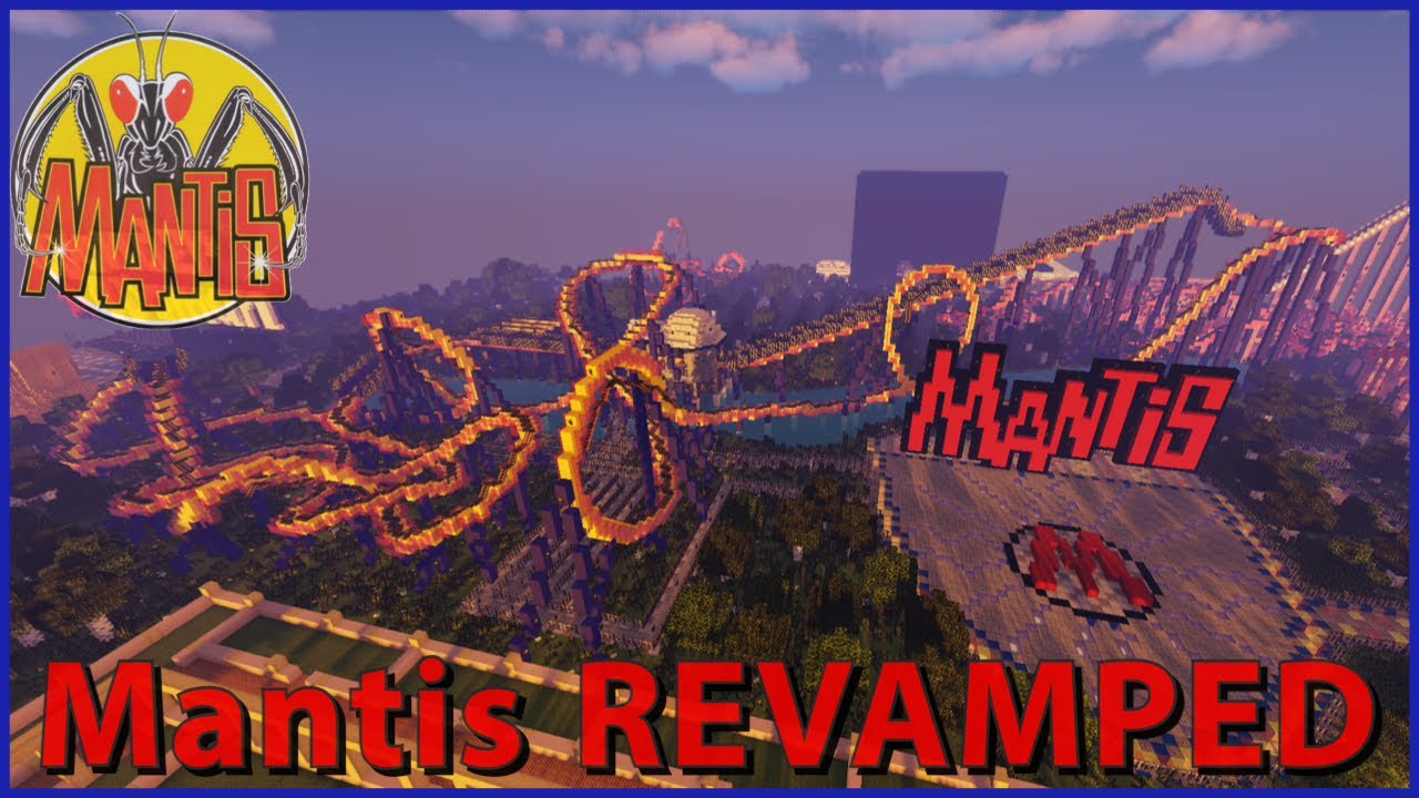 Mantis from Cedar Point REVAMPED IN MINECRAFT!! - YouTube