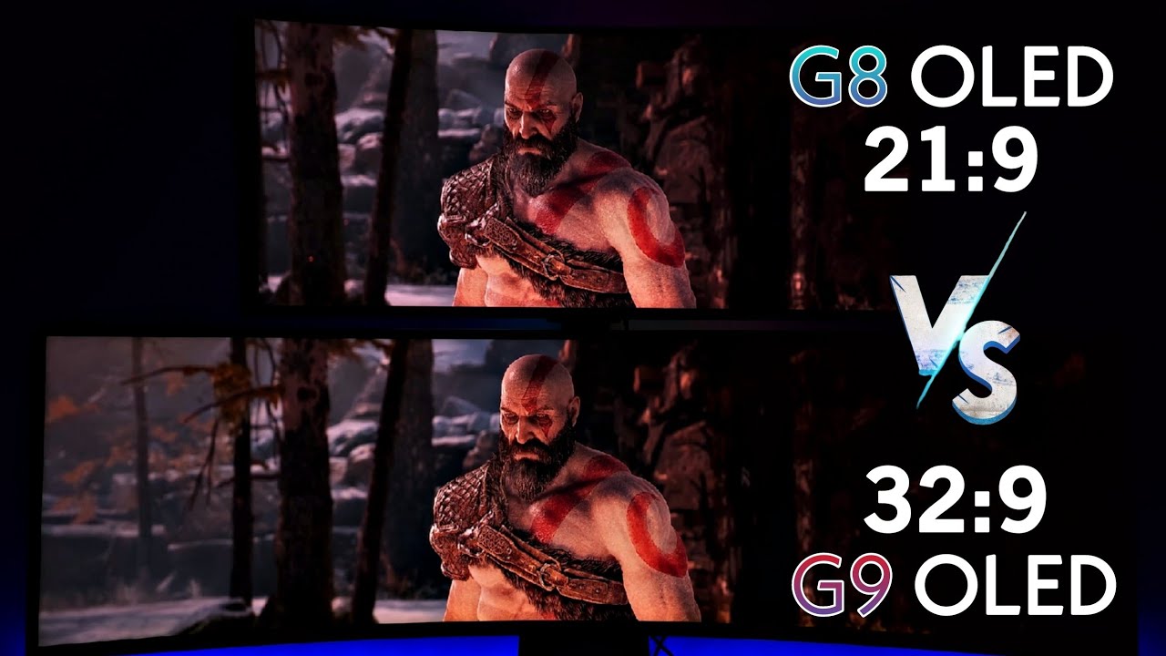 OLED G8 34" vs OLED G9 49" Samsung Odyssey QD OLED Monitors 21:9 vs 32: ...