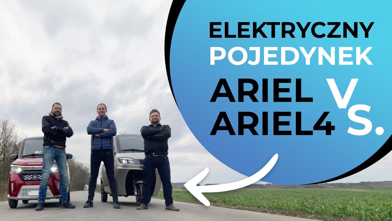 Trzy czy cztery koła w pojeździe elektrycznym czyli Ariel vs Ariel 4 od ...