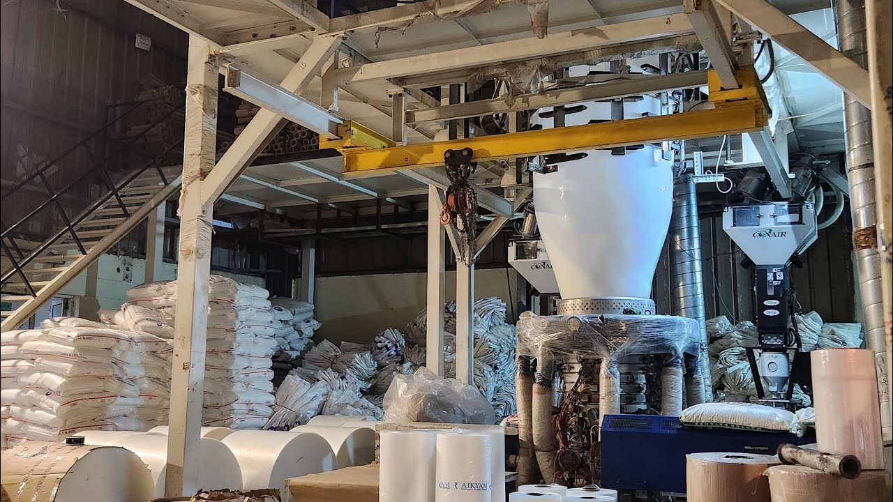 Blown film plant ibc kabra 2200mm Multilayer of three layer machine # ...