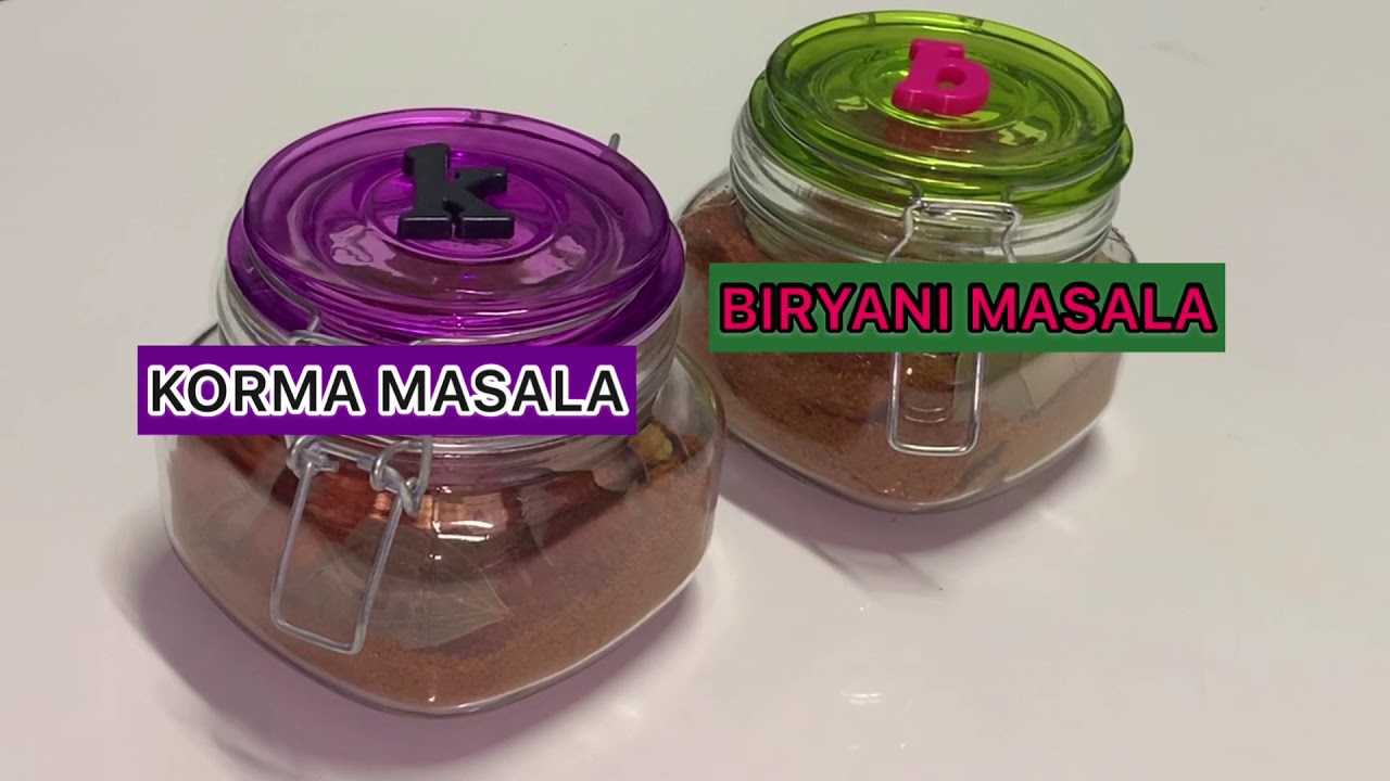 Home Made Biryani & Korma Masala - YouTube