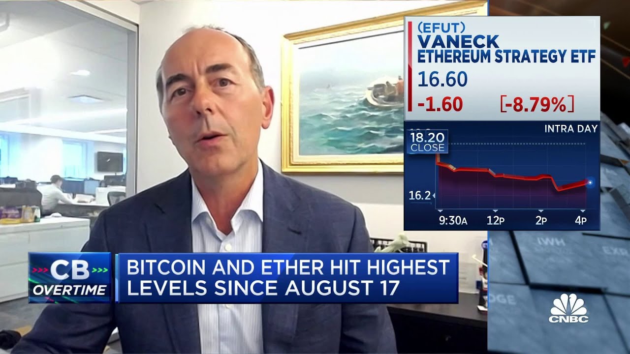 I look at Ethereum as an aggressive growth investment, says Jan van Eck - YouTube