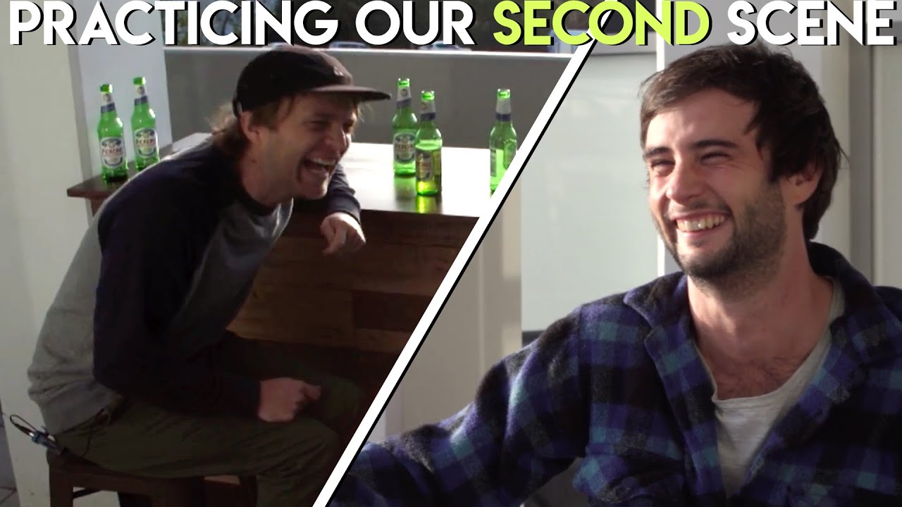 Practicing our second scene - YouTube