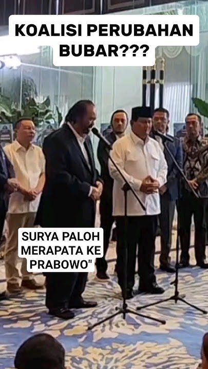 SURYA PALOH BERI UCAPAN SELAMAT UNTUK PAK PRABOWO #prabowo #prabowopresiden2024 - YouTube