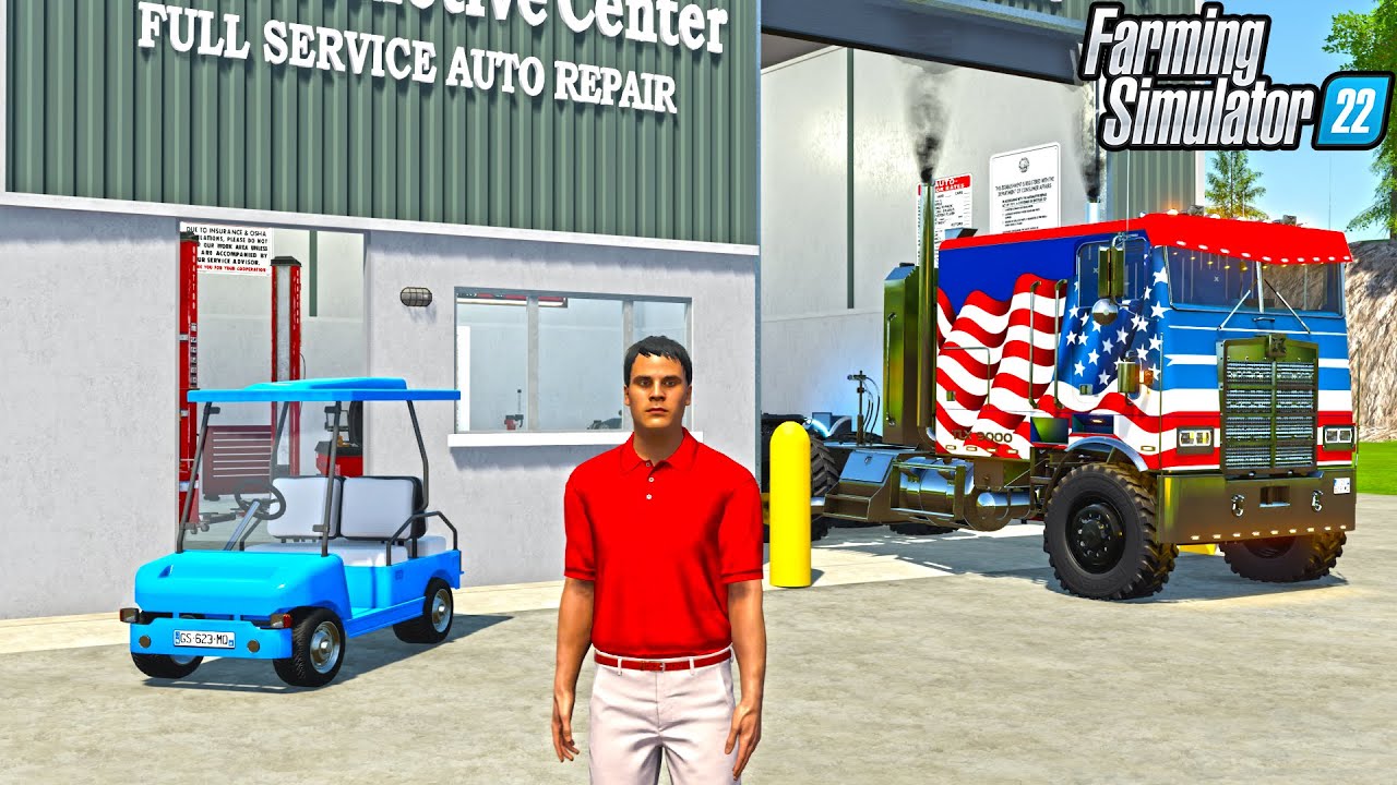 CHECK OUT THE NEW SERVICE CENTER! | CAN WE MAKE MILLIONS? (FS22 ...