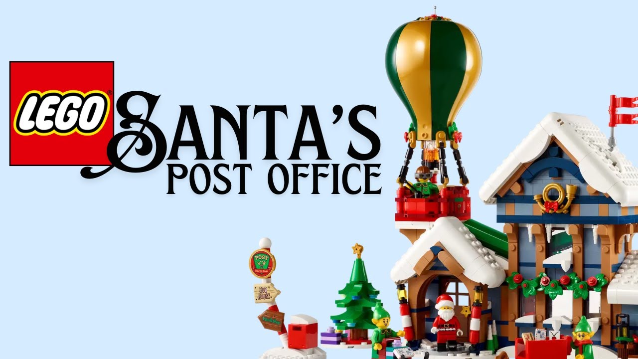 LET'S TALK: Lego Winter Village 2024 Santa's Post Office - YouTube