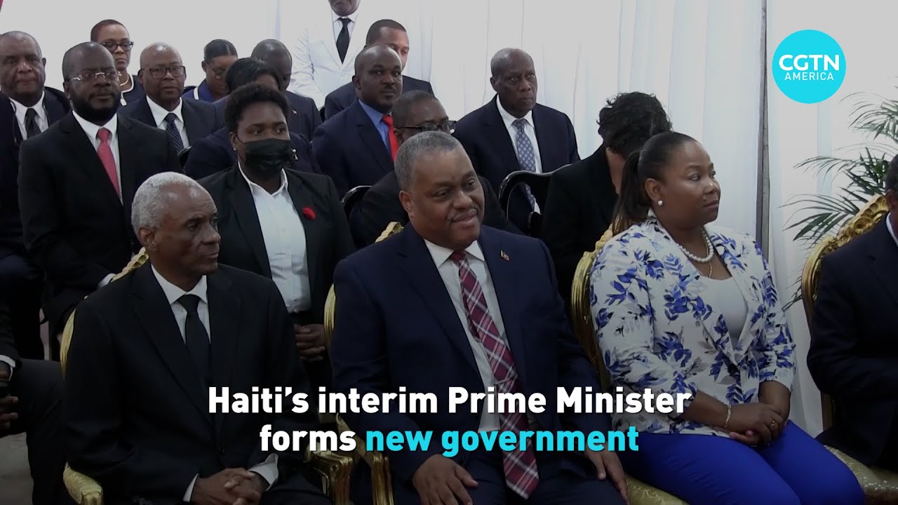 Haiti's interim Prime Minister forms government - YouTube
