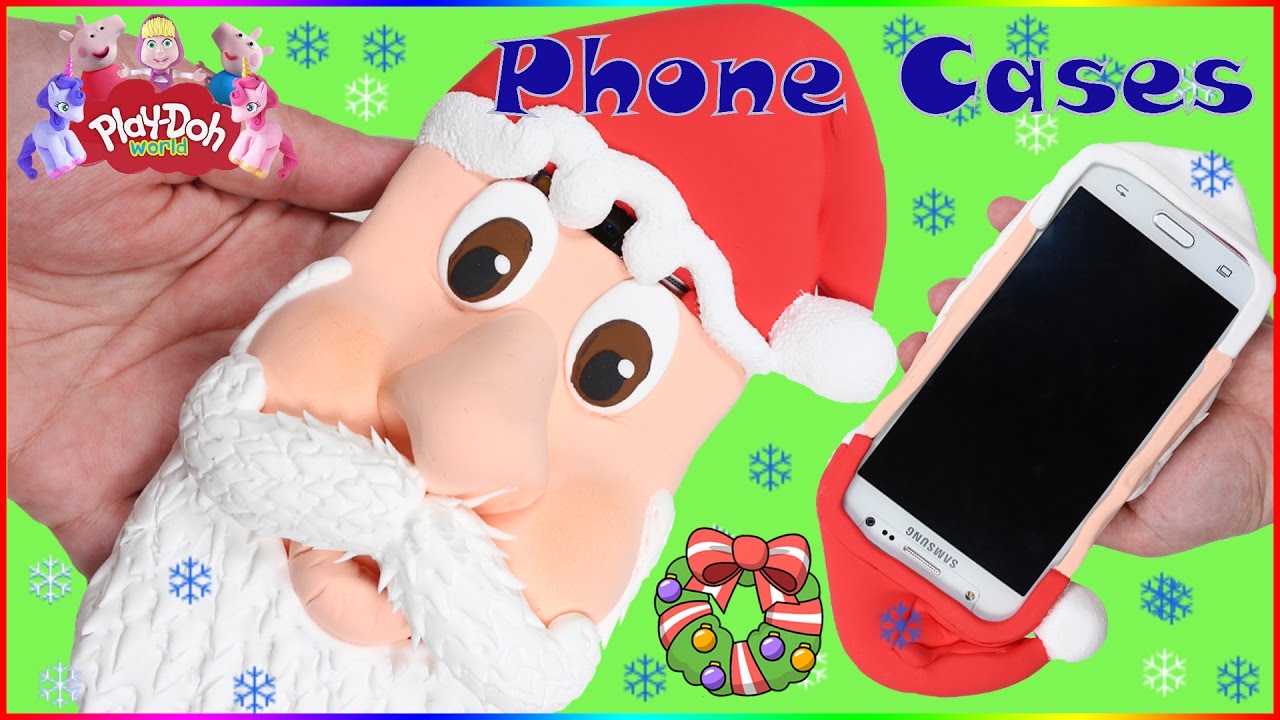 DIY Christmas Santa Claus Phone Case - How To Make Cute Santa Claus ...