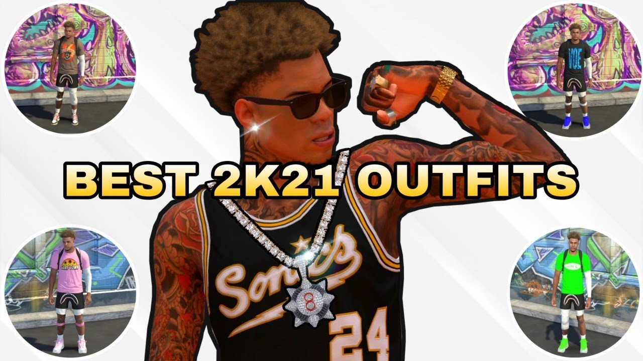 *DRIP* BEST 2K21 OUTFITS EVER - YouTube