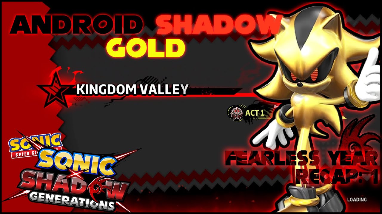 Android Shadow Gold in Sonic X Shadow Generations - YouTube