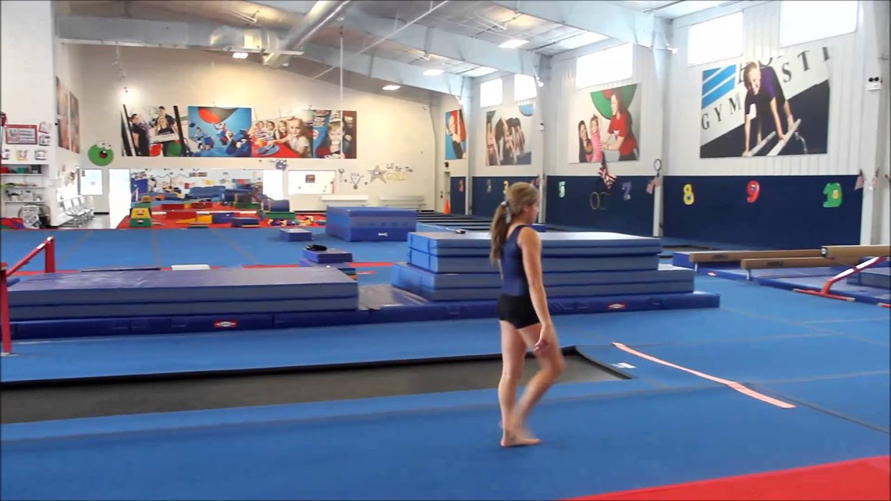 PAG Floor Round Off Back Handspring Back Tuck - YouTube