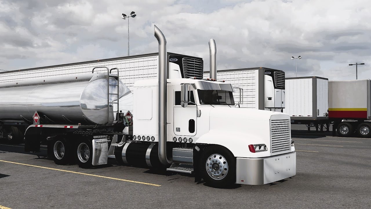 ATS FRIGHTLINER FLD 120 WITH A LOUD 12.7 - YouTube