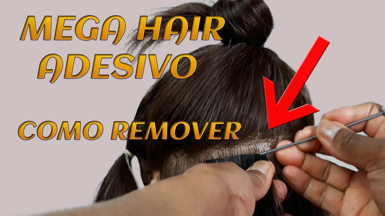 COMO REMOVER MEGA HAIR ADESIVO COM OLEO OU REMOVEDOR EM CASA | LI ...