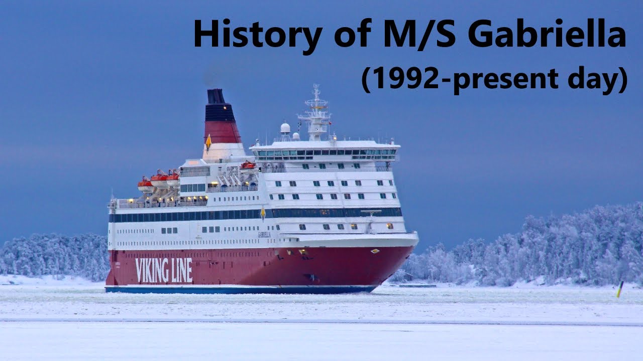 The History of M/S Gabriella (1992-present day) - YouTube