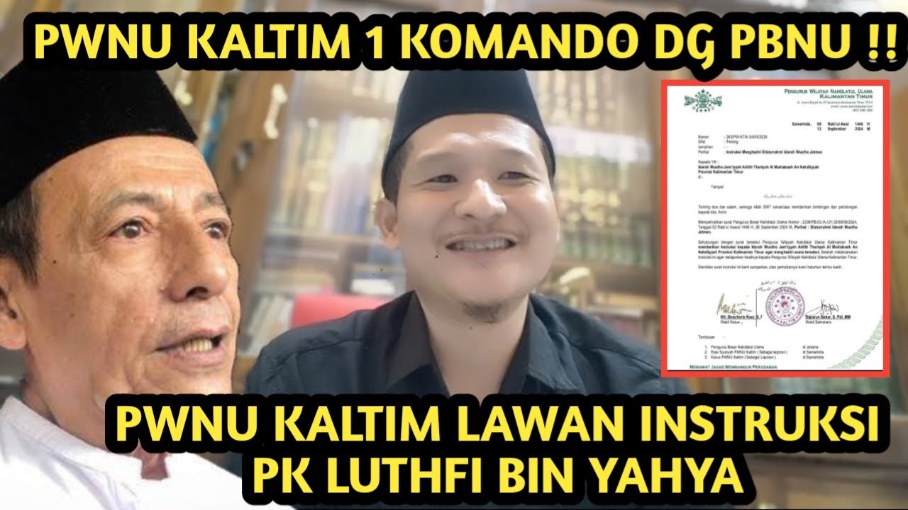 MANTAB !! PWNU KALTIM LAWAN INSTRUKSI RAIS 'AM JATMAN - YouTube