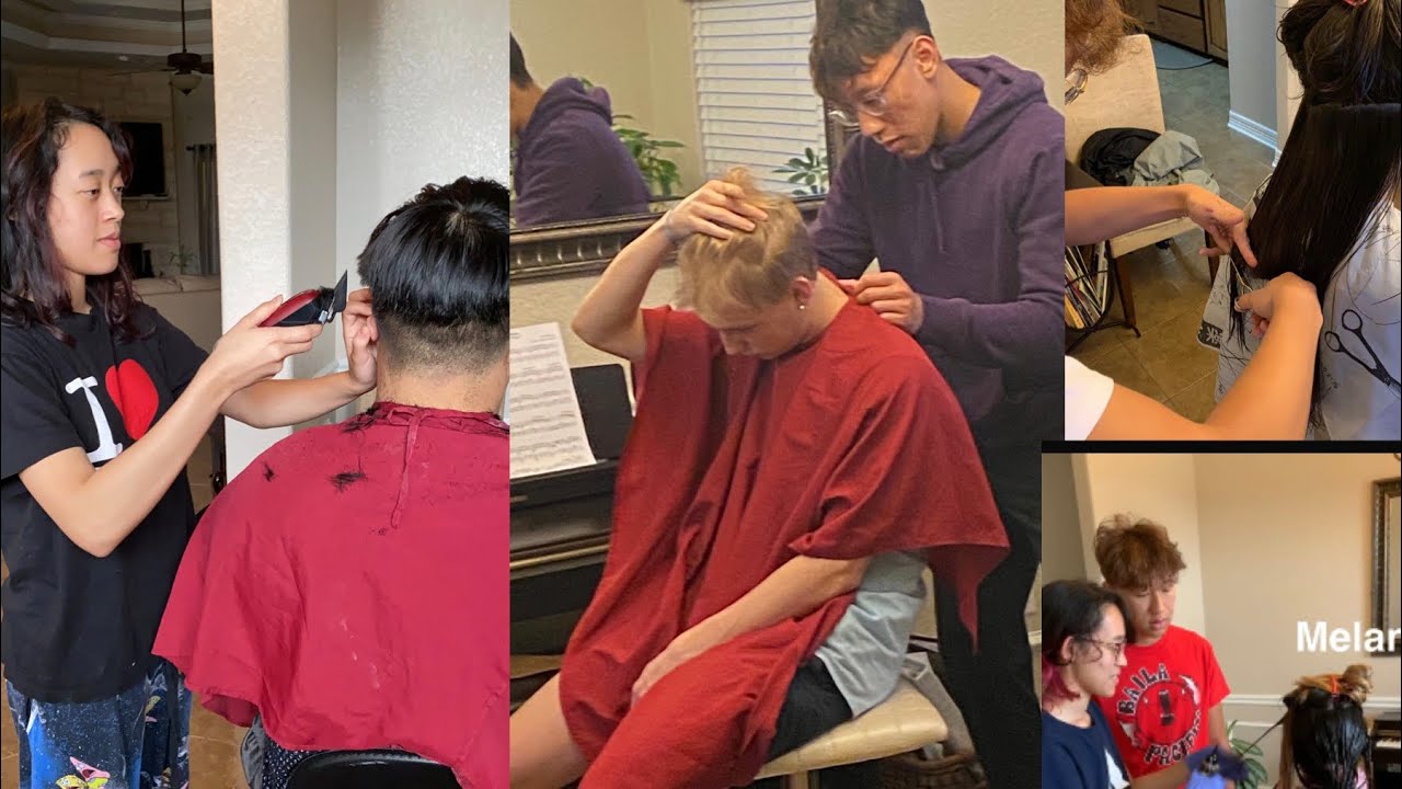 Hair Cutting Skills. David Family Style. - YouTube