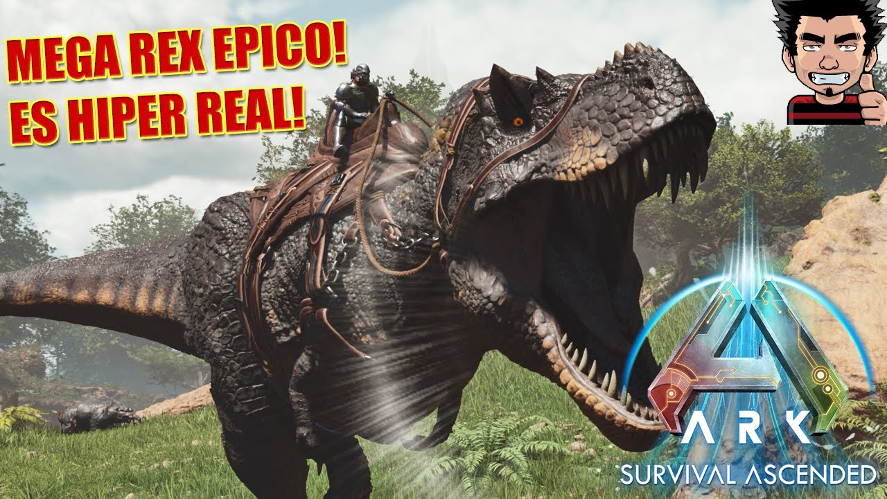MEJOR TYRANOSAURUS REX MOD DE LA HISTORIA! ARK SURVIVAL ASCENDED ...