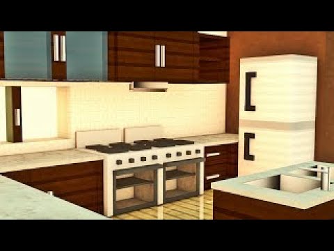 COMO FAZER UMA COZINHA NO MINECRAFT (ATUALIZADA) - YouTube