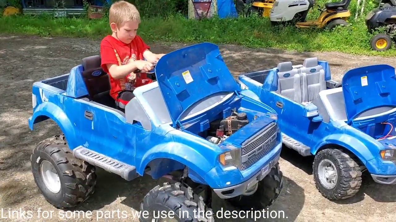 John's Power wheels collection - YouTube