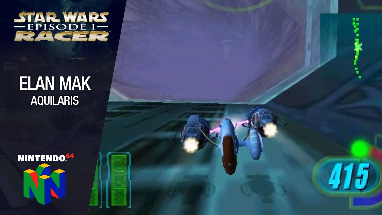 Star Wars I Racer N64 - Elan Mak - Aquilaris Classic - Aquilaris - YouTube
