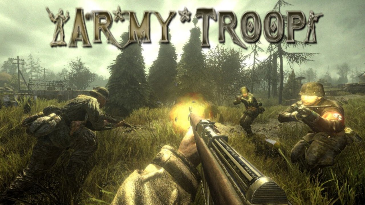 Army Troop | WW2 Based Shooter Game | First View - YouTube