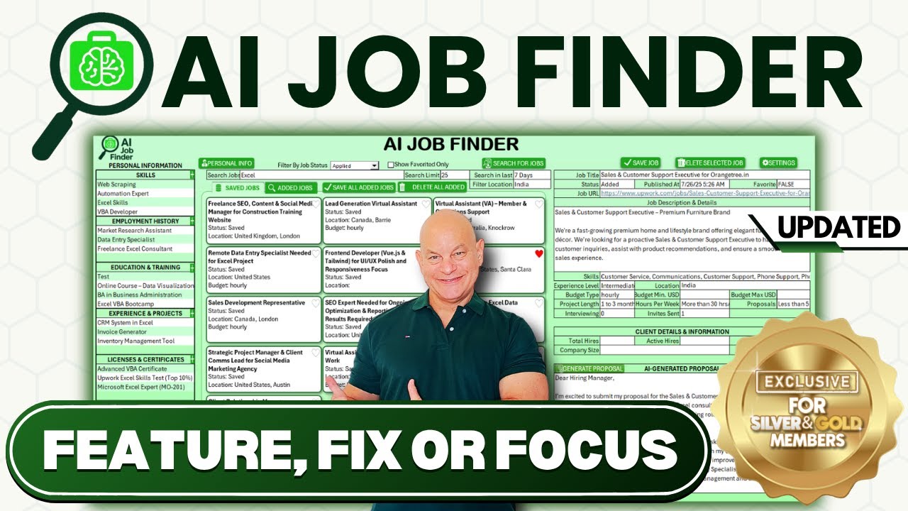 💥 MEMBER’S UPDATE: Apply Faster, Smarter, and Cleaner With This AI Job ...