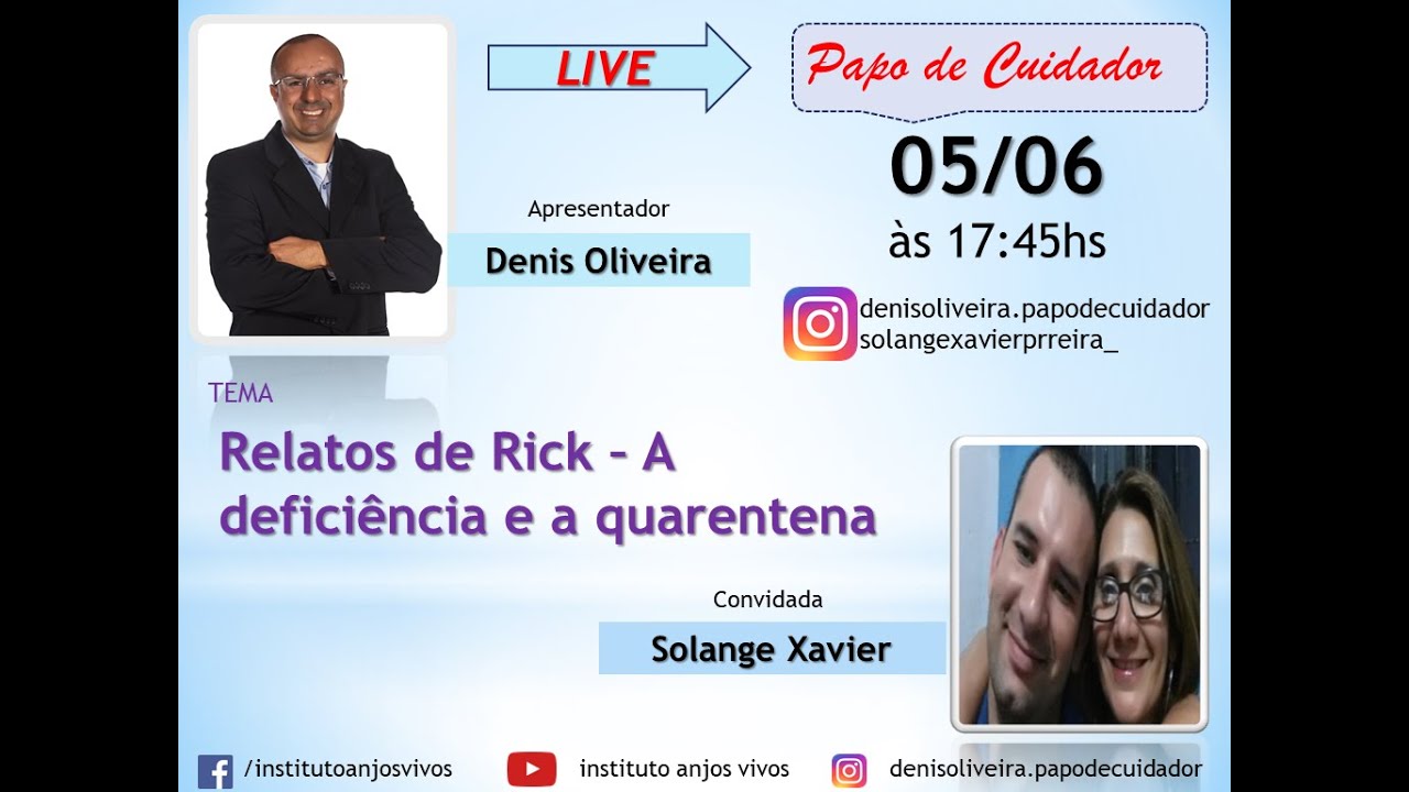Papo de Cuidador - A Historia de Rick Pereira e sua família. - YouTube