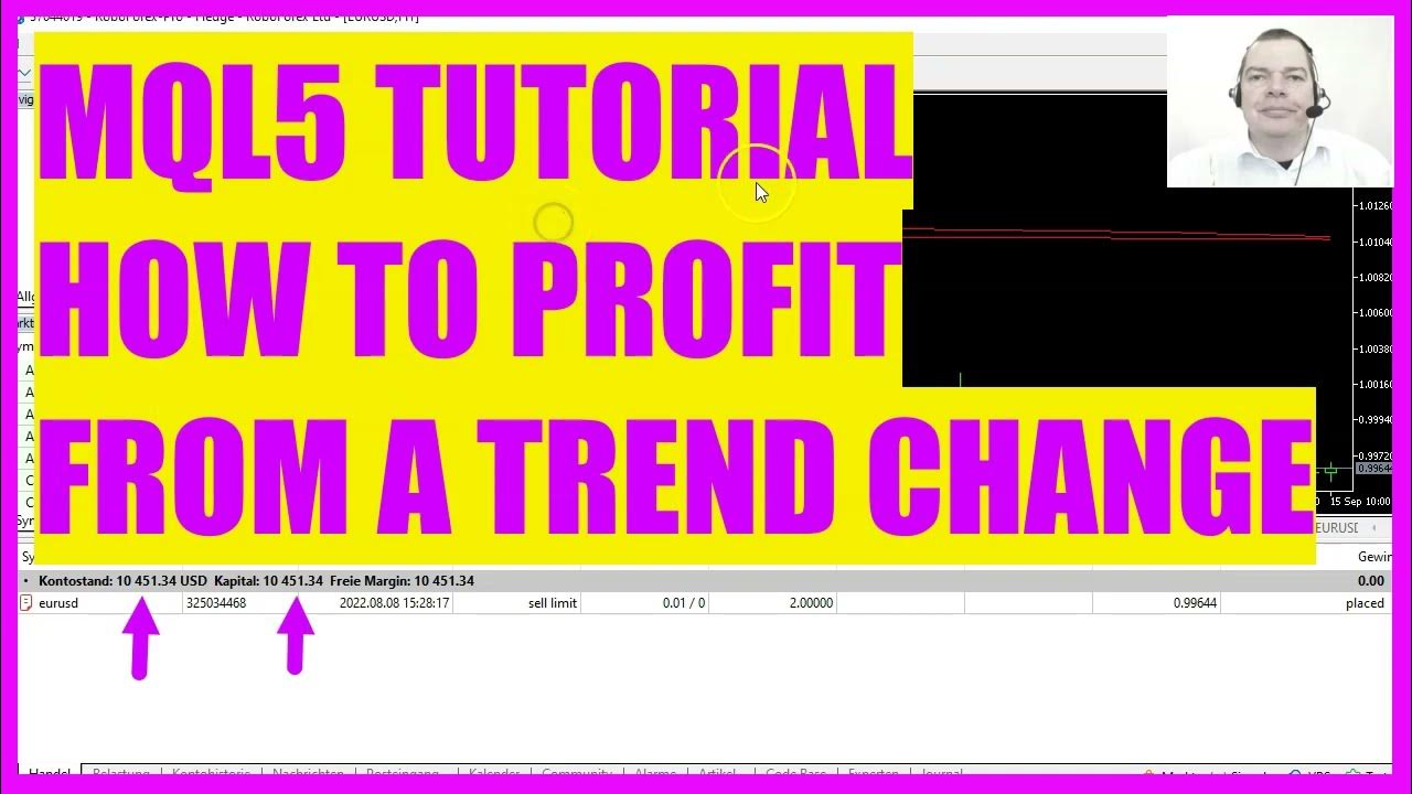 MQL5 TUTORIAL ENGLISH - HOW TO PROFIT FROM A TREND CHANGE - YouTube