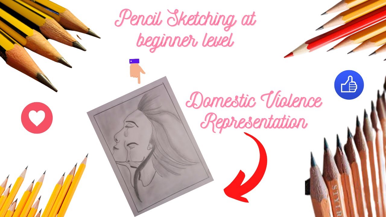 Domestic Violence Sketch Representation || Pencil Sketching || How to ...